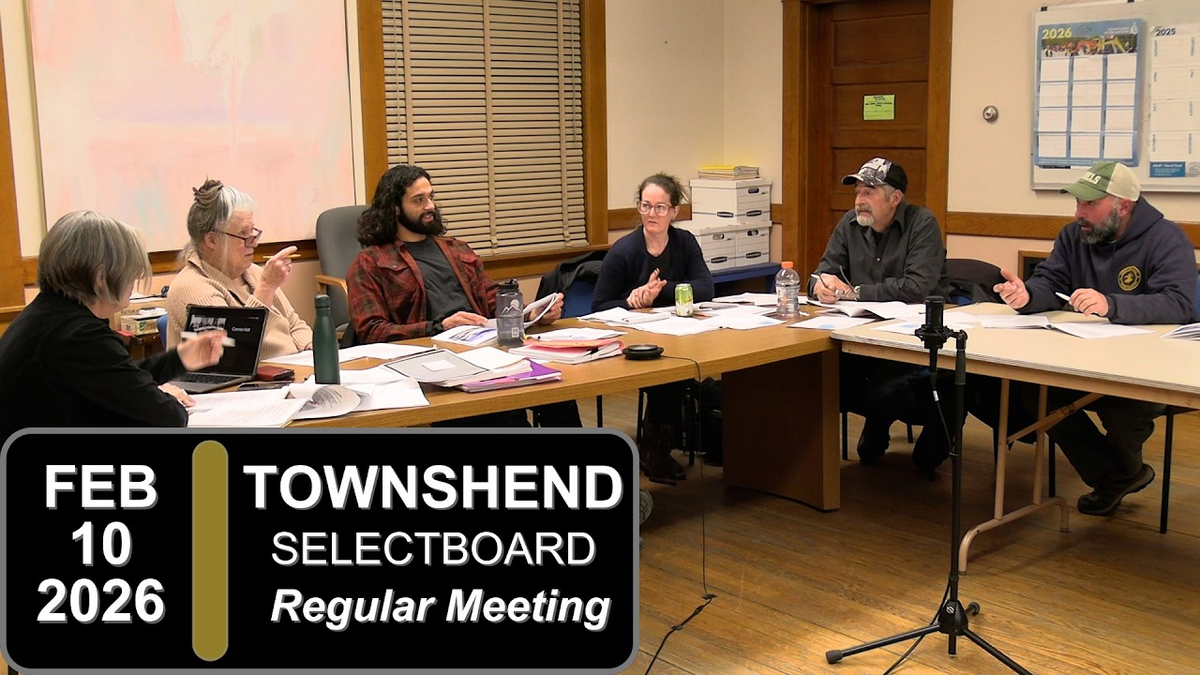 Selectboard 2/10/2026 | Townshend, Vermont